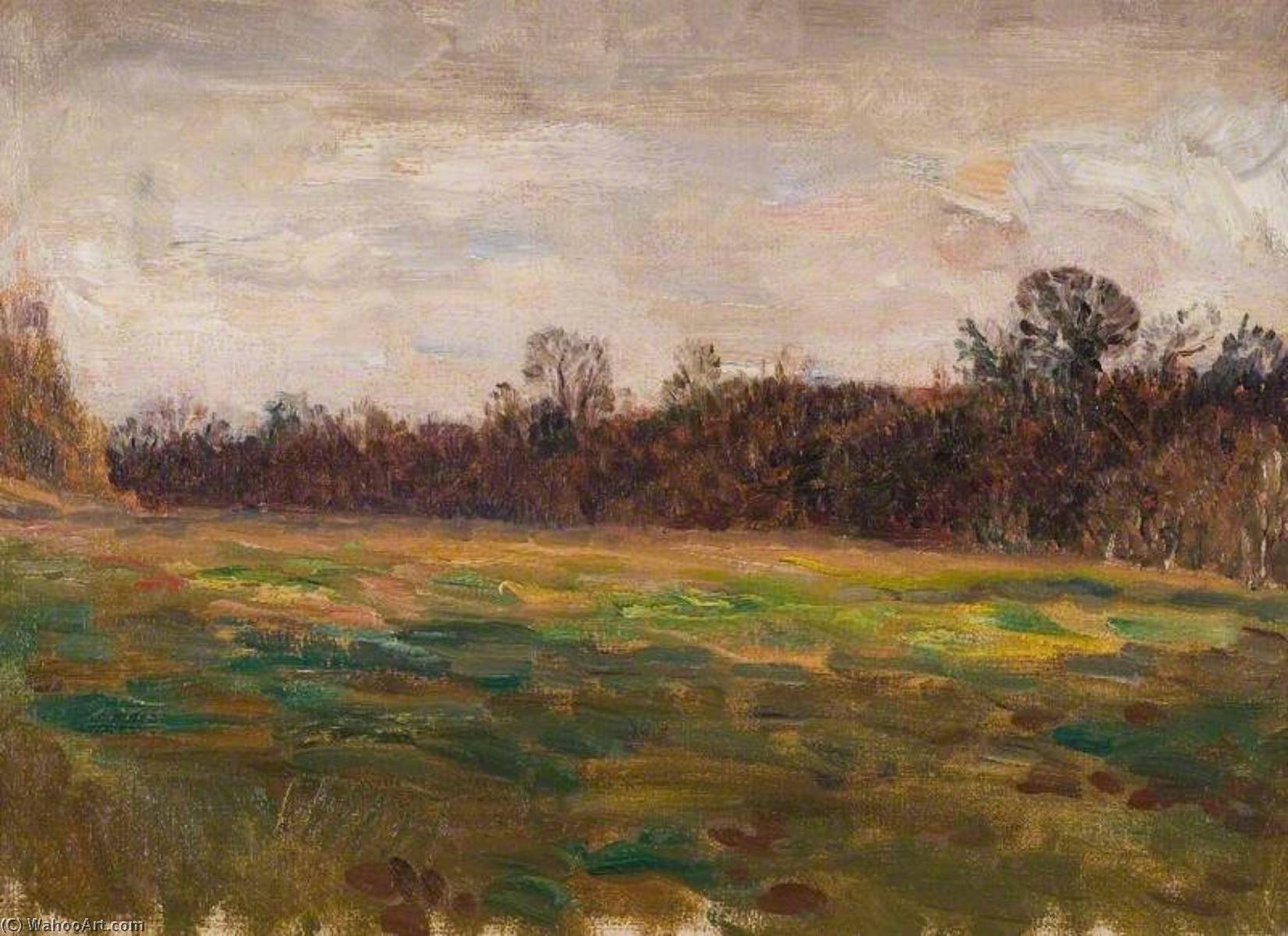 Buy Museum Art Reproductions The Wye Bank at Warham, Herefordshire by ...