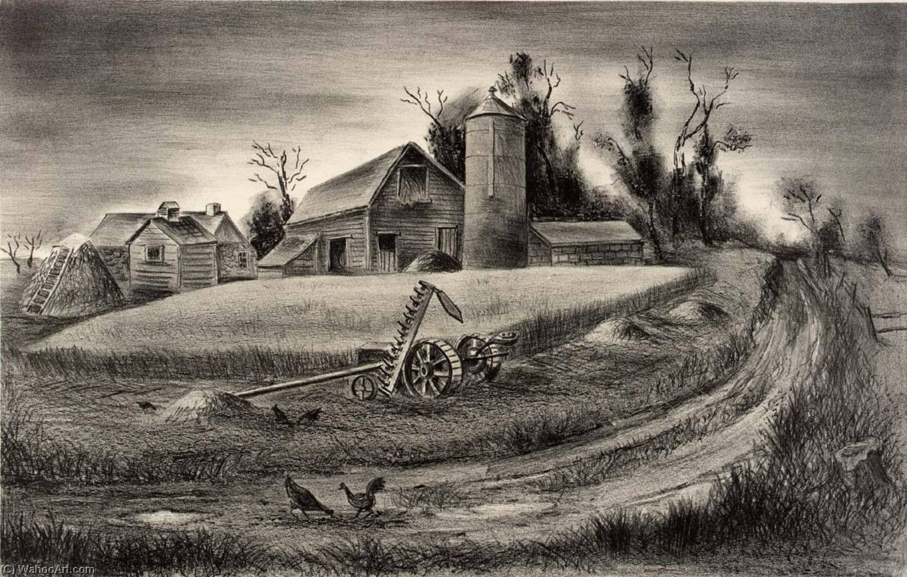 Oil Painting Replica Hayrick, 1938 by Arnold Blanch (Inspired By) (1896 ...