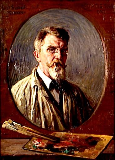 Reproductions D'art | Autoportrait de Lothar Von Seebach (1853-1930 ...