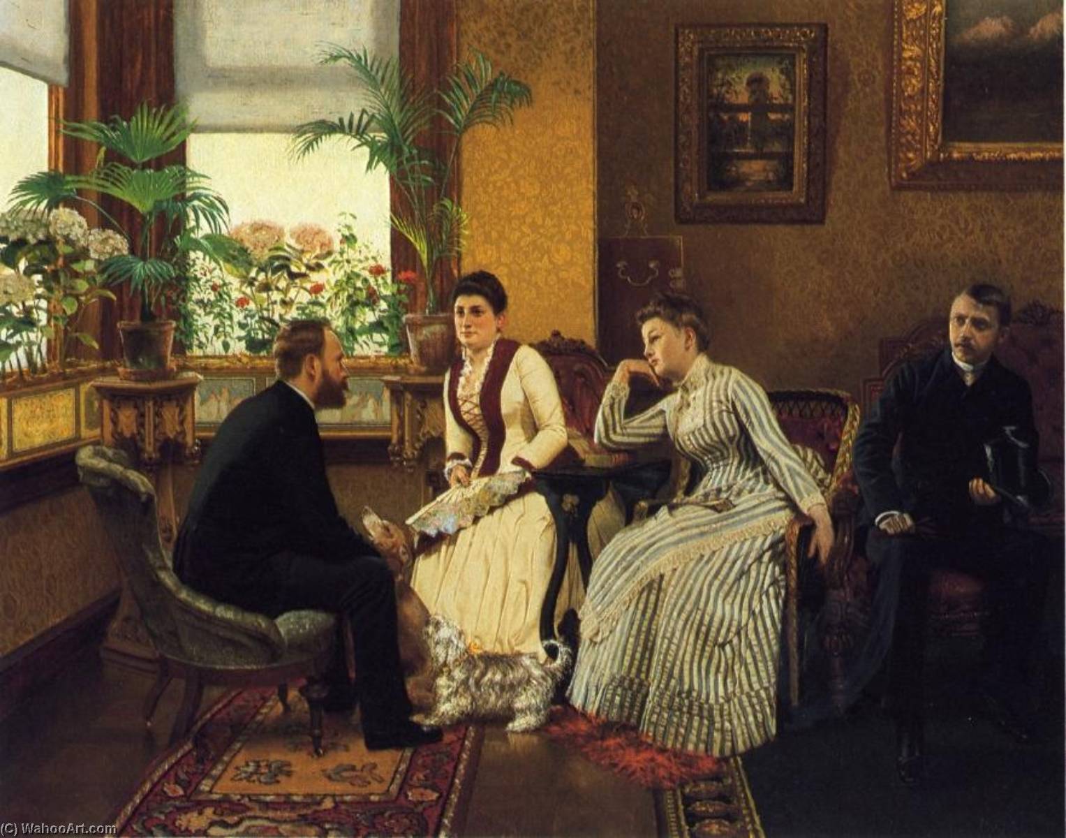 Museum Art Reproductions A Monopolise, 1887 by George Hand Wright (1872 ...