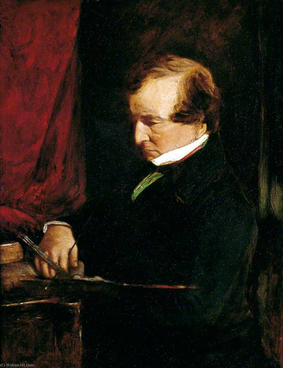 Paintings Reproductions Self Portrait, 1845 by William Etty (1787-1849 ...