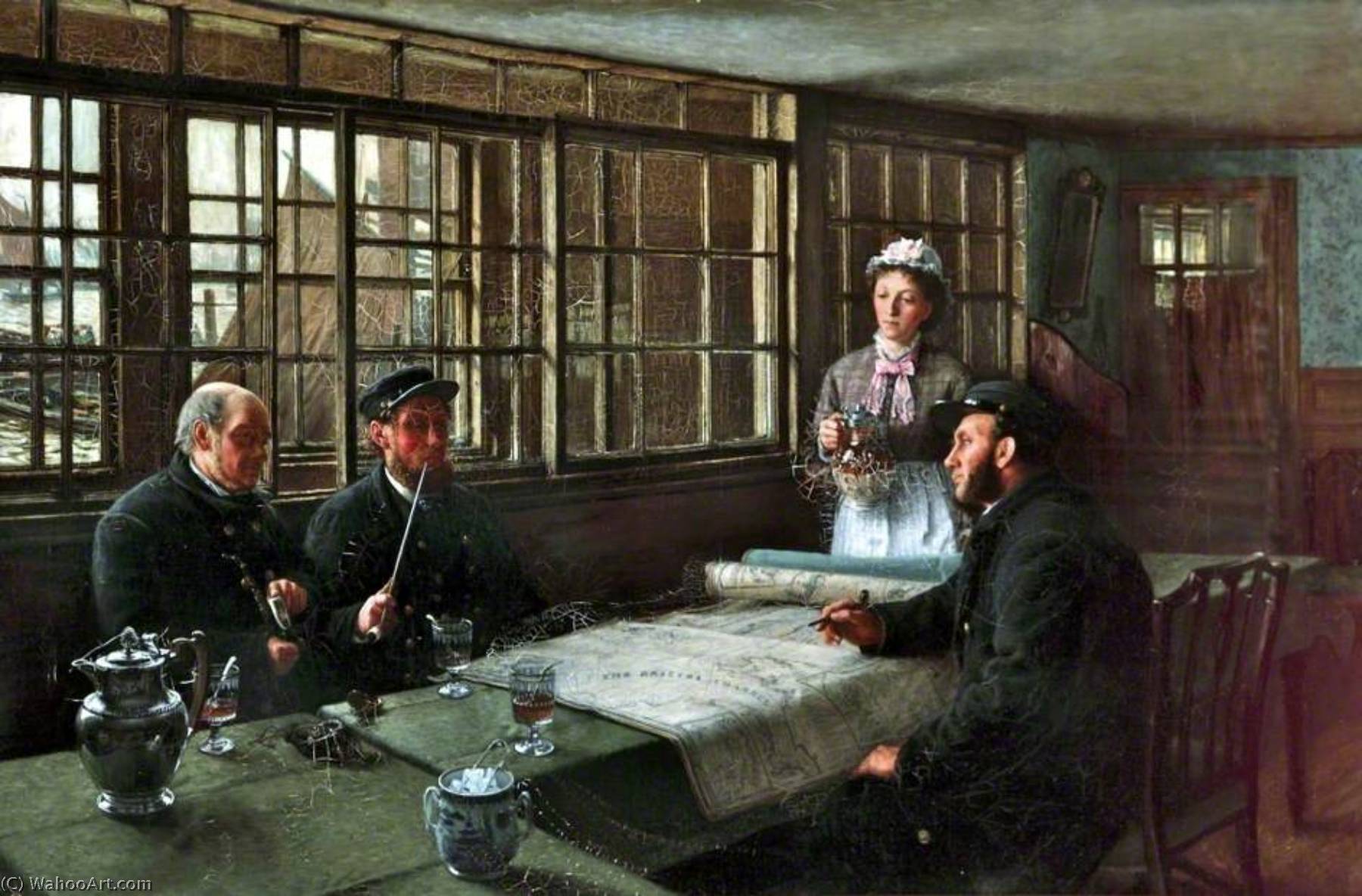 Buy Museum Art Reproductions A Nautical Argument, 1877 by Charles ...