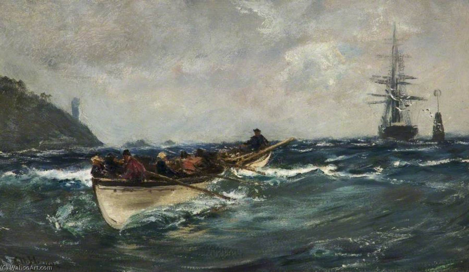 Museum Art Reproductions Seascape by Charles Napier Hemy (1841-1917 ...