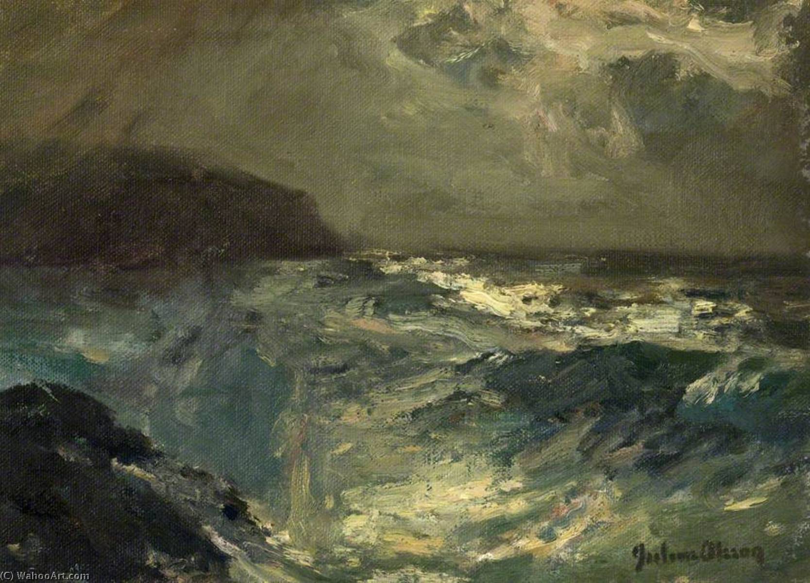 Gravura De Qualidade De Museu Estudo do Mar por Albert Julius Olsson ...