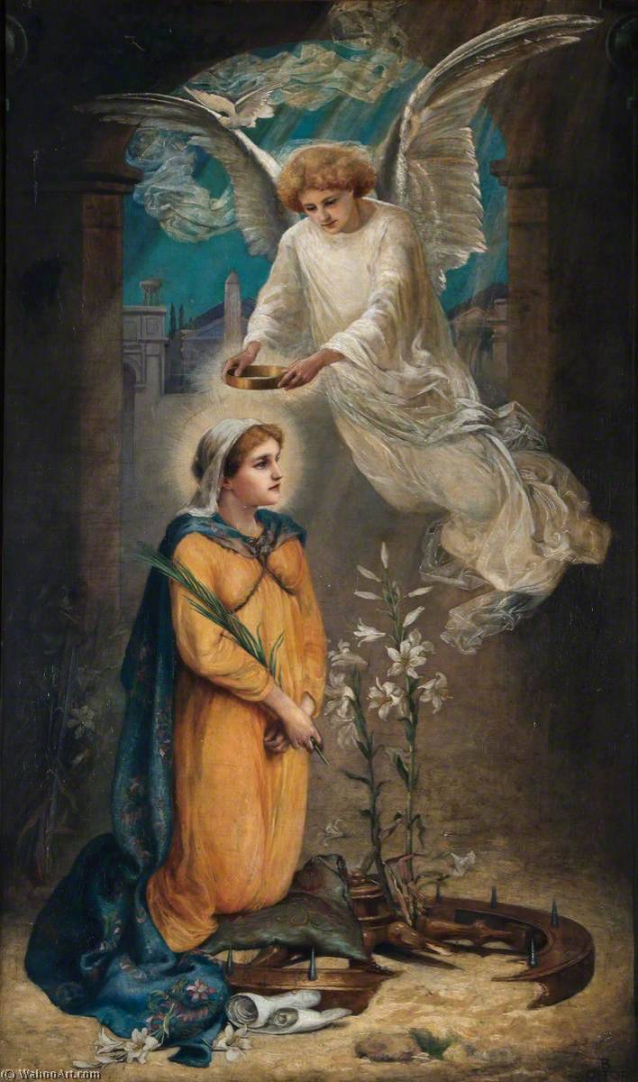 Get a giclee of Angel and Saint - Beatrice Offor