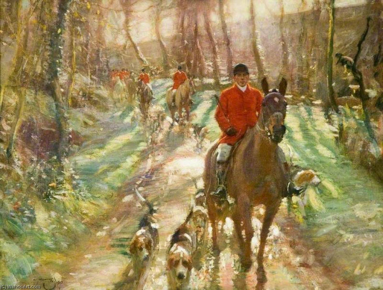 Hunting Morning, 1913 by Alfred James Munnings Alfred James Munnings ...