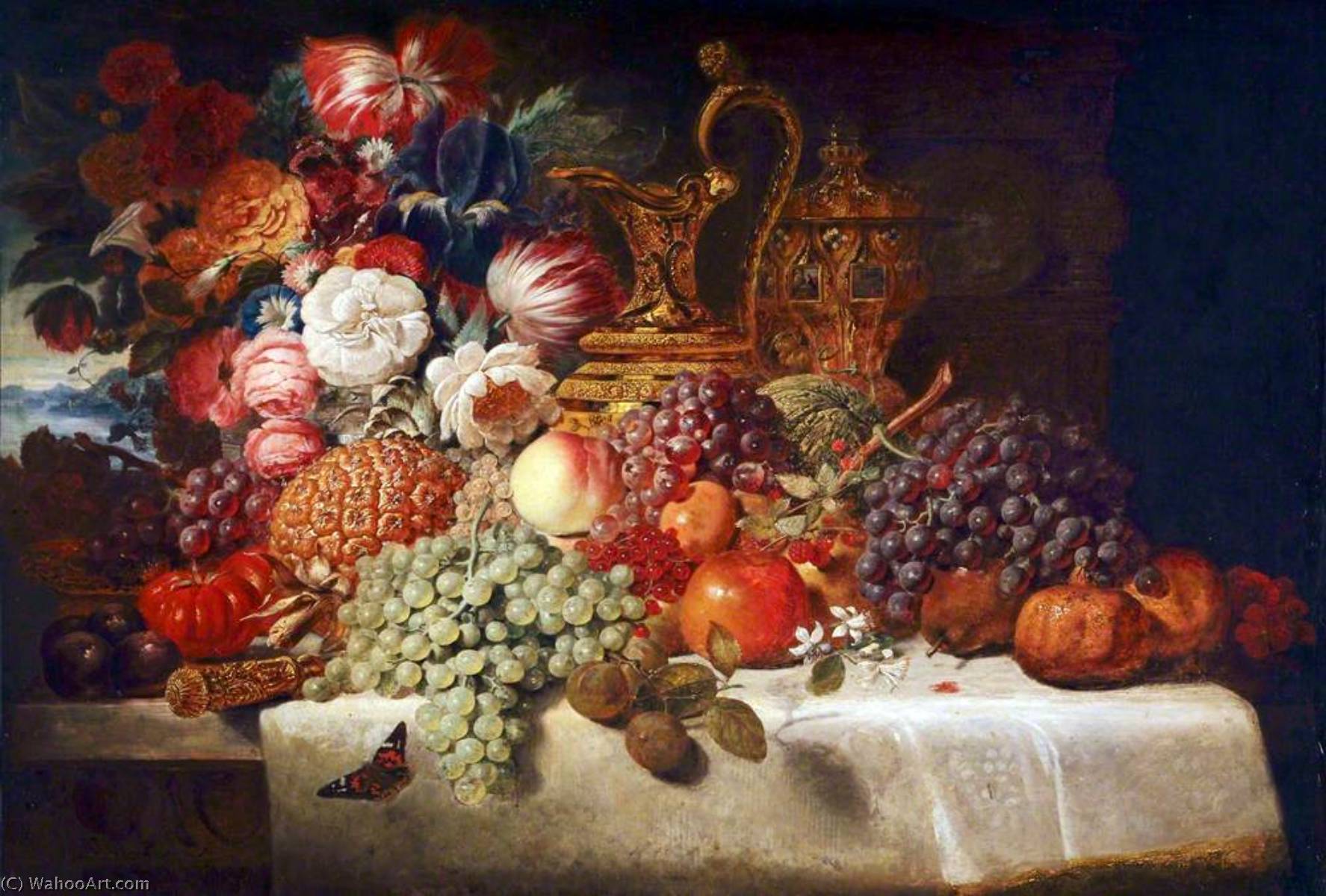 Art Reproductions Still Life by George Lance (1802-1864) | ArtsDot.com