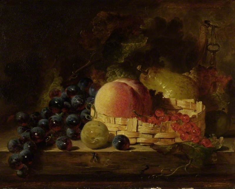 Museum Art Reproductions Fruit Piece by George Lance (1802-1864 ...