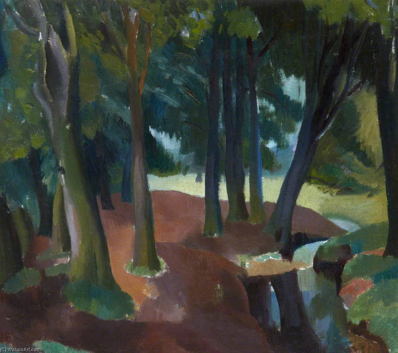Commander Reproductions D'art Arbres et réflexions, 1930 de Sir William ...