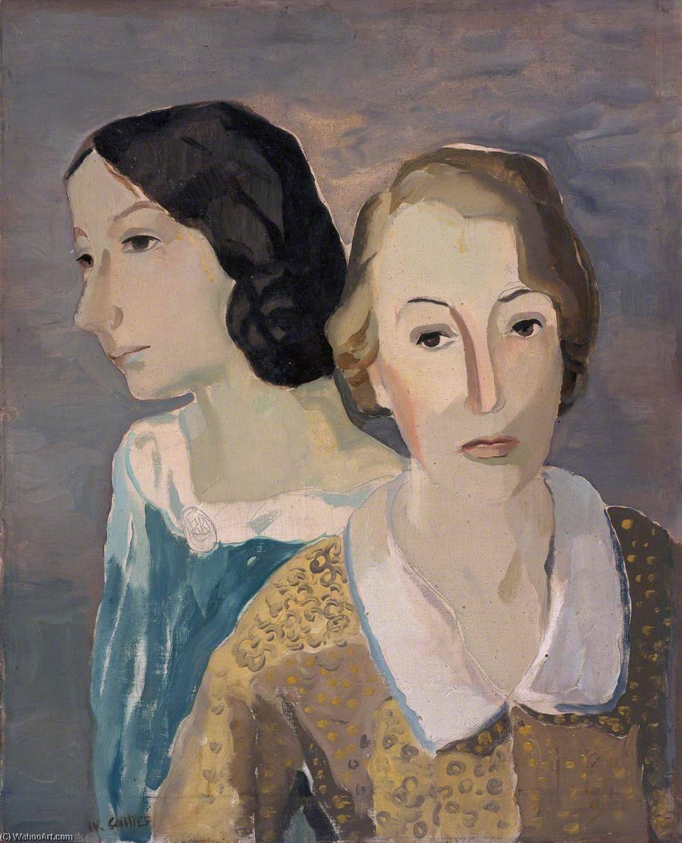 Sisters Emma and Janet, 1932 by William George Gillies William George ...
