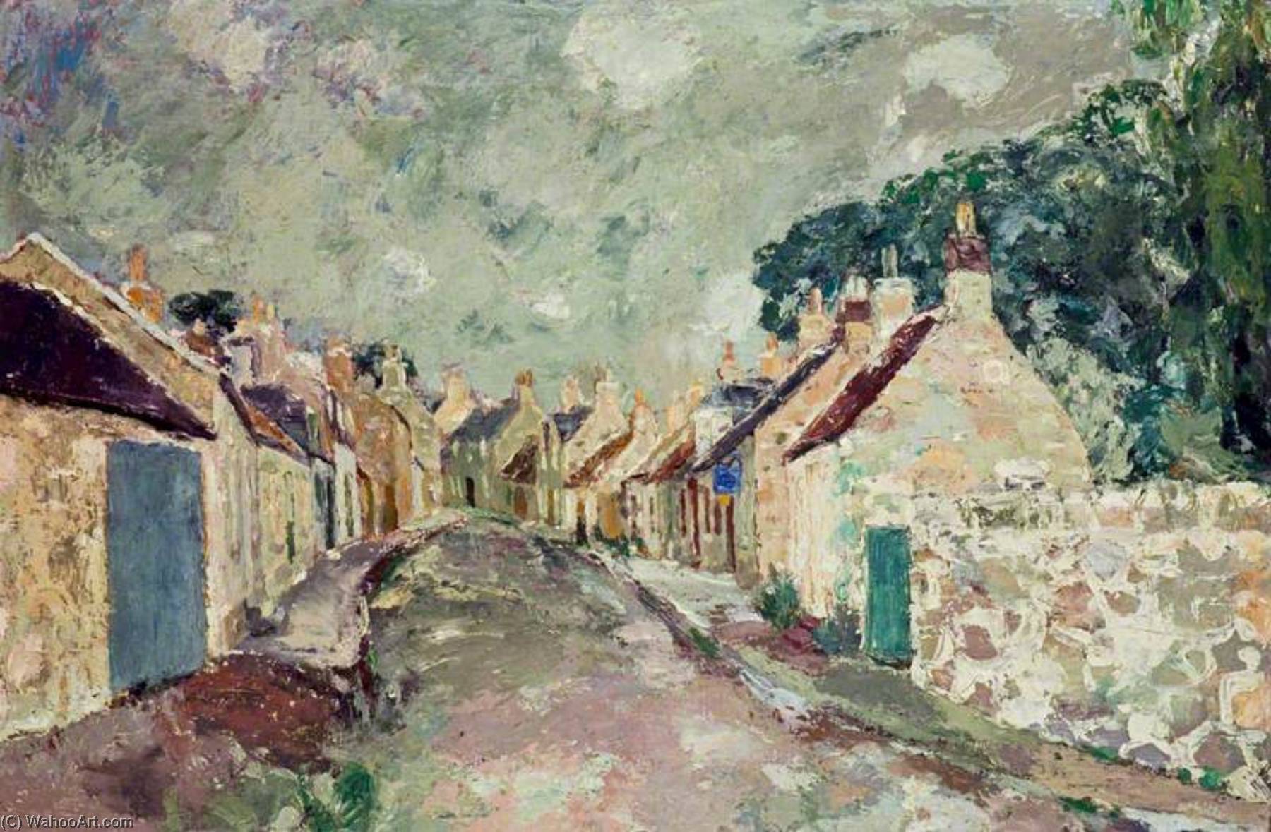 Get Paintings Reproductions Temple Village, 1940 by Sir William George ...