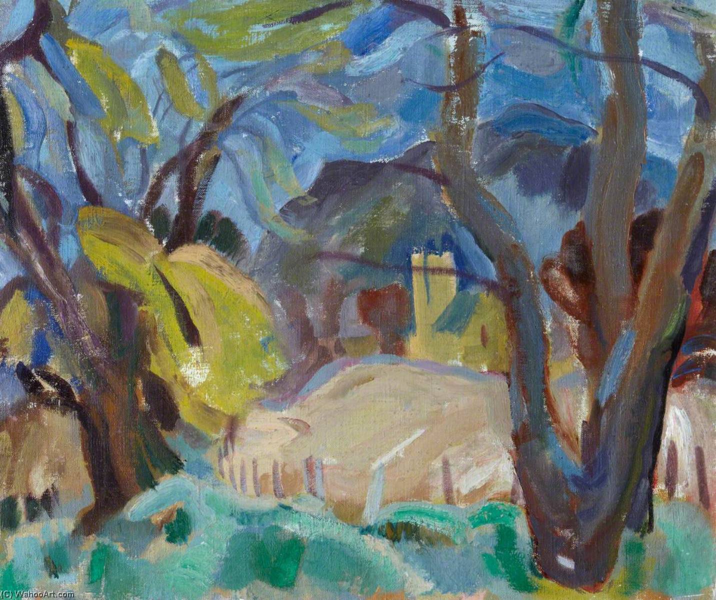Duddingston Kirk and Arthur`s Seat, 1935 by William George Gillies ...