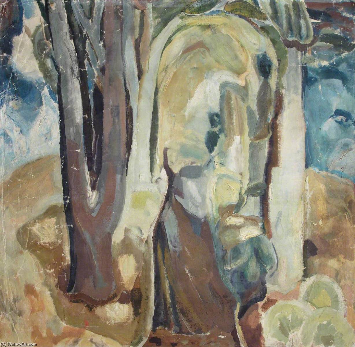Path through Trees by William George Gillies William George Gillies ...