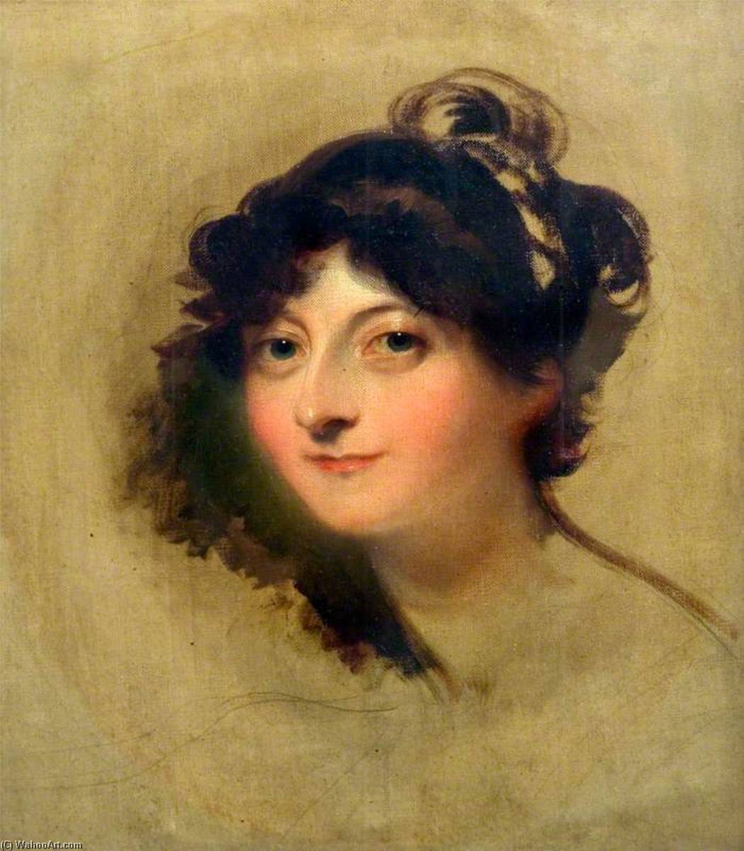 Oil Painting Replica Lady Lea by Sir Thomas Lawrence (1769-1830, United ...