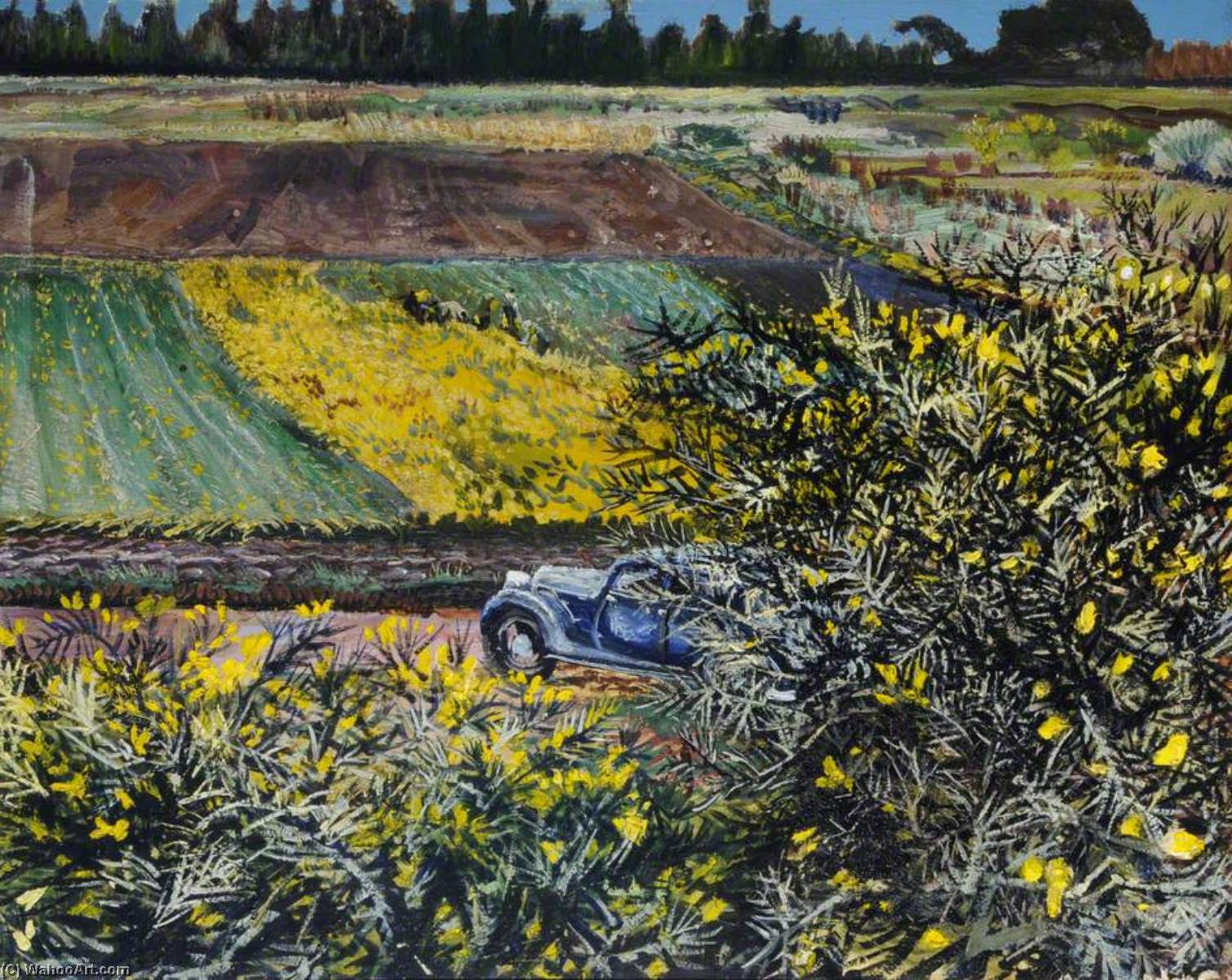 Get Art Reproductions Les Maltières, Jersey, and My Blue Rover Car ...