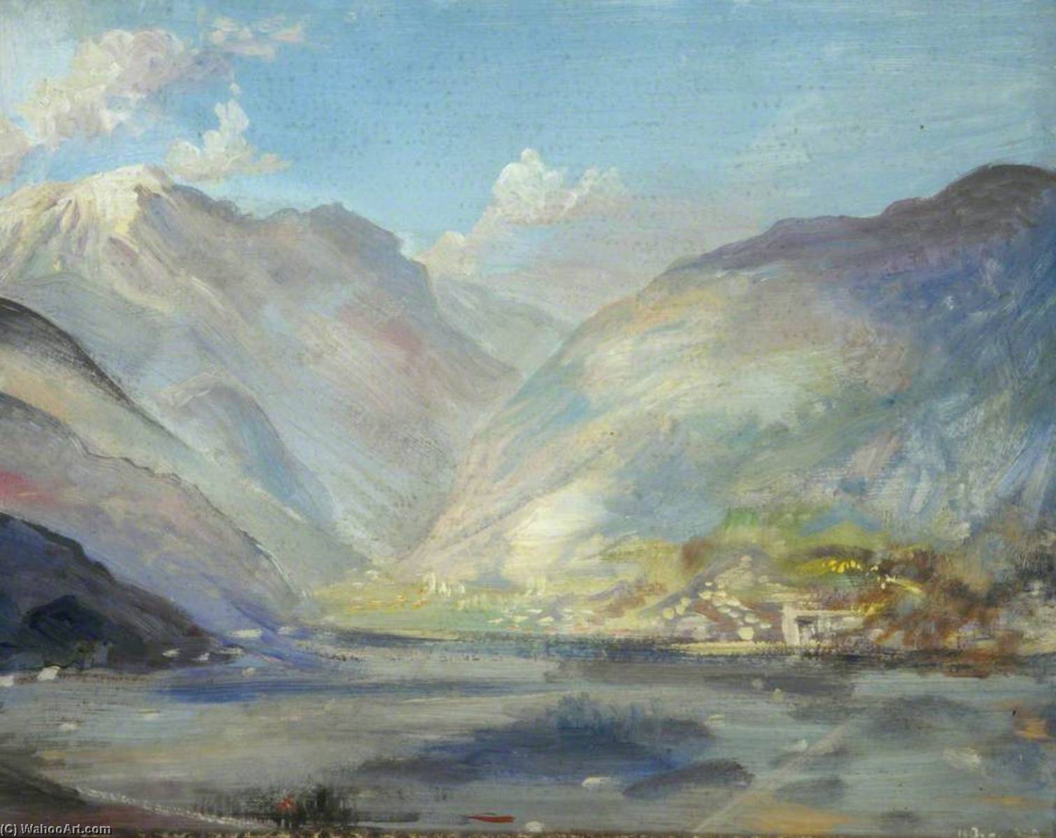 Purchase Oil Painting Replica Bellinzona, Italy, 1938 by Francis ...