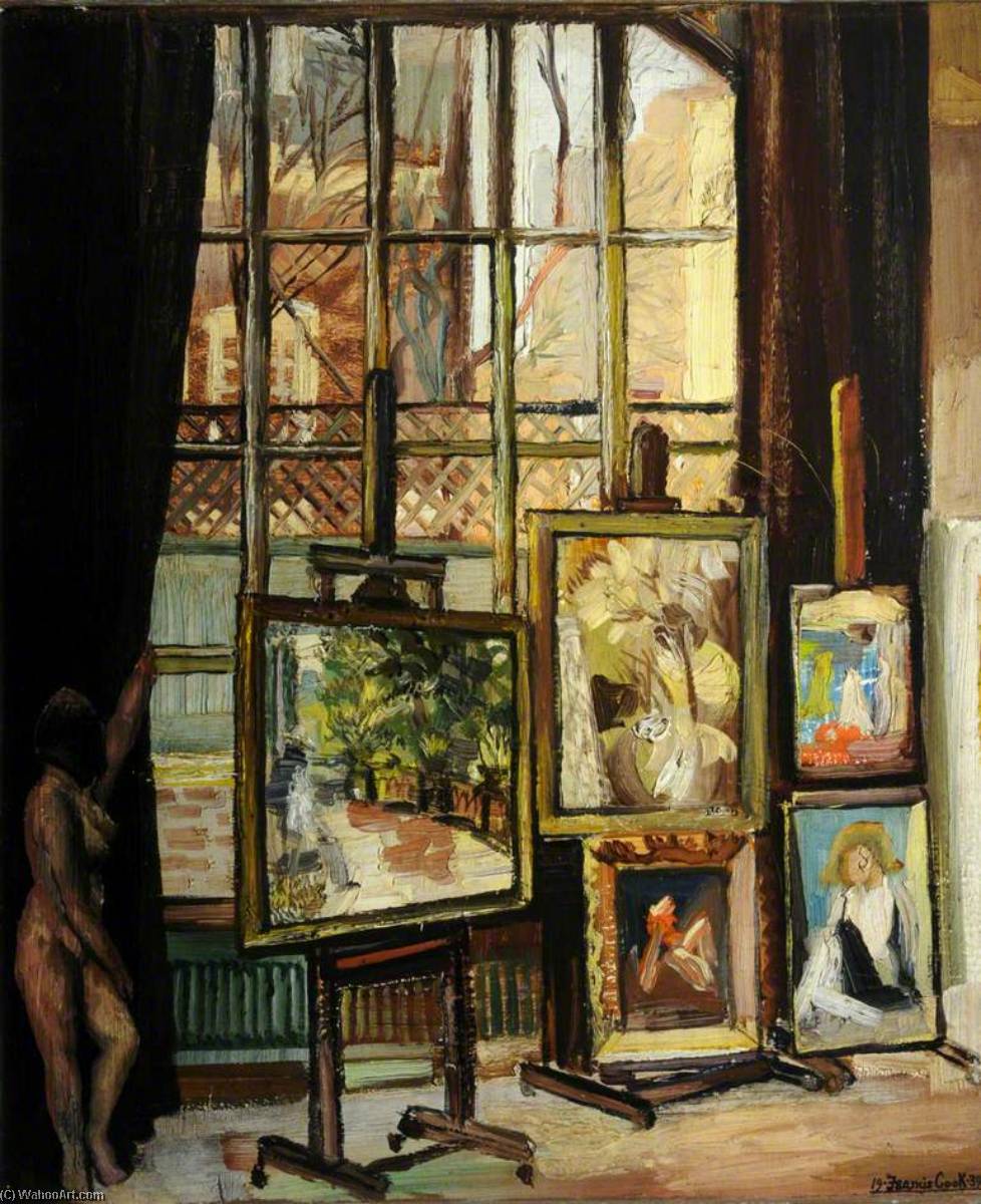 Purchase Oil Painting Replica Studio Interior, Chelsea, 1939 by Francis ...