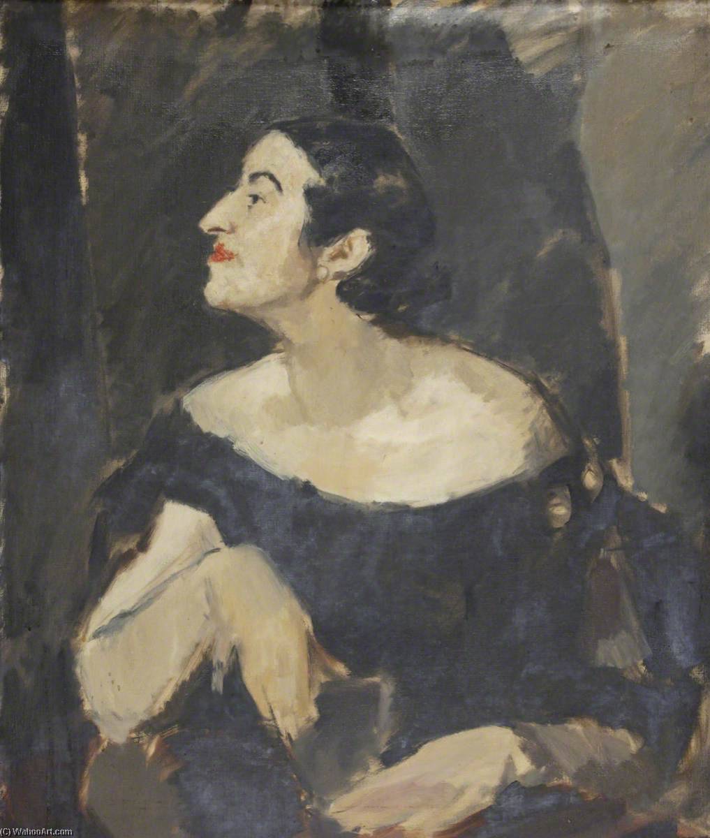 Get Paintings Reproductions Portrait Sketch, 1935 by Evan Walters (1892 ...