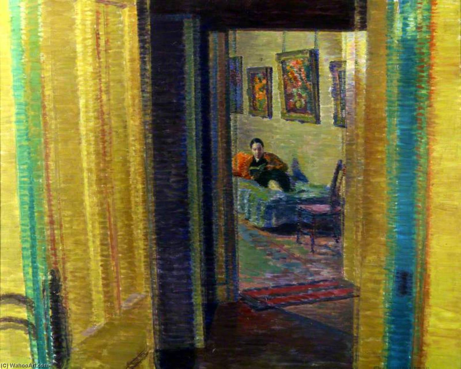 Buy Museum Art Reproductions Woman Reading, 1938 by Evan Walters (1892 ...