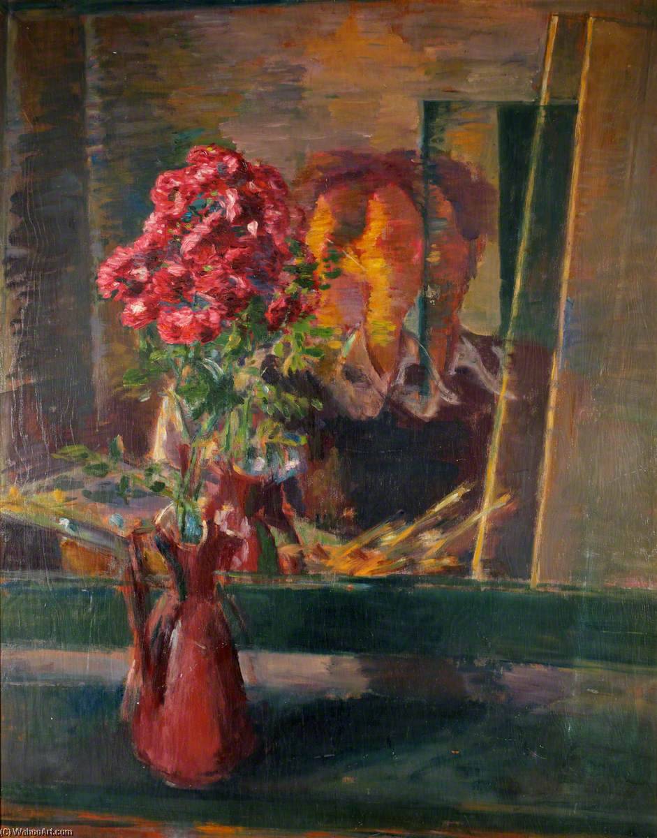 Artwork Replica Red Rambler Rose, 1940 by Evan Walters (1892-1951 ...