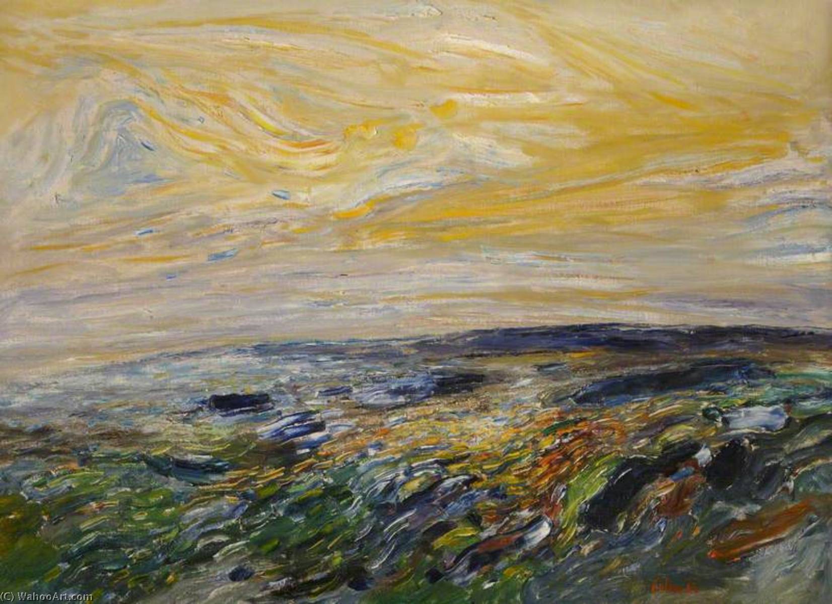 Artwork Replica An Ulster Landscape by Colin Middleton (Inspired By) (1910-1983) | ArtsDot.com