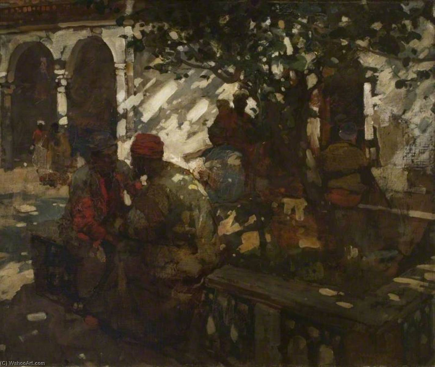 Oil Painting Replica Shade, 1893 by Frank William Brangwyn (Inspired By ...