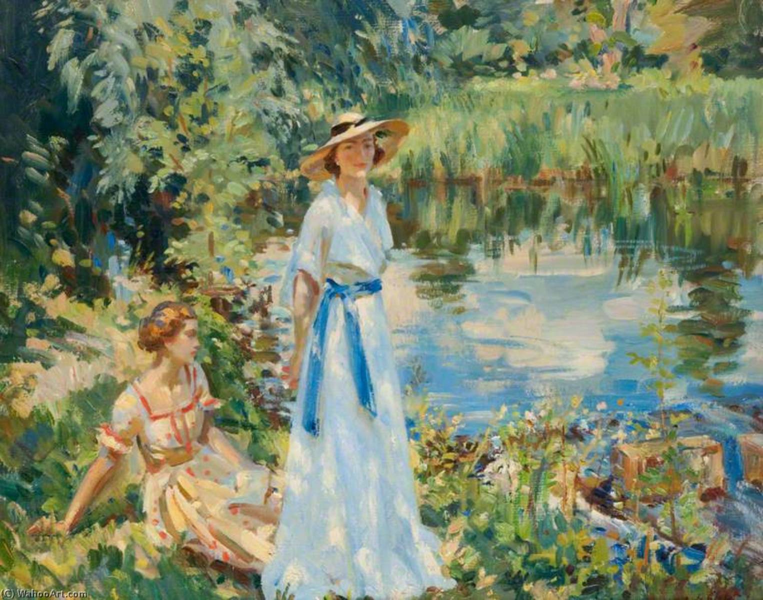 Buy Museum Art Reproductions Summer Morning by Wilfrid Gabriel De Glehn ...