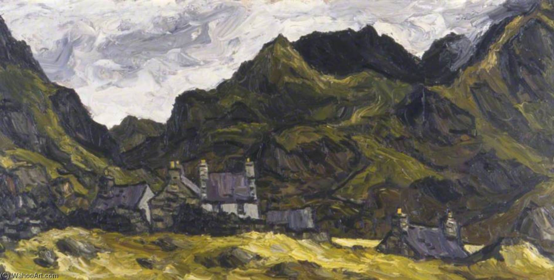 Crib Coch and Llanberis Pass by John Kyffin Williams (1918-2006, United ...
