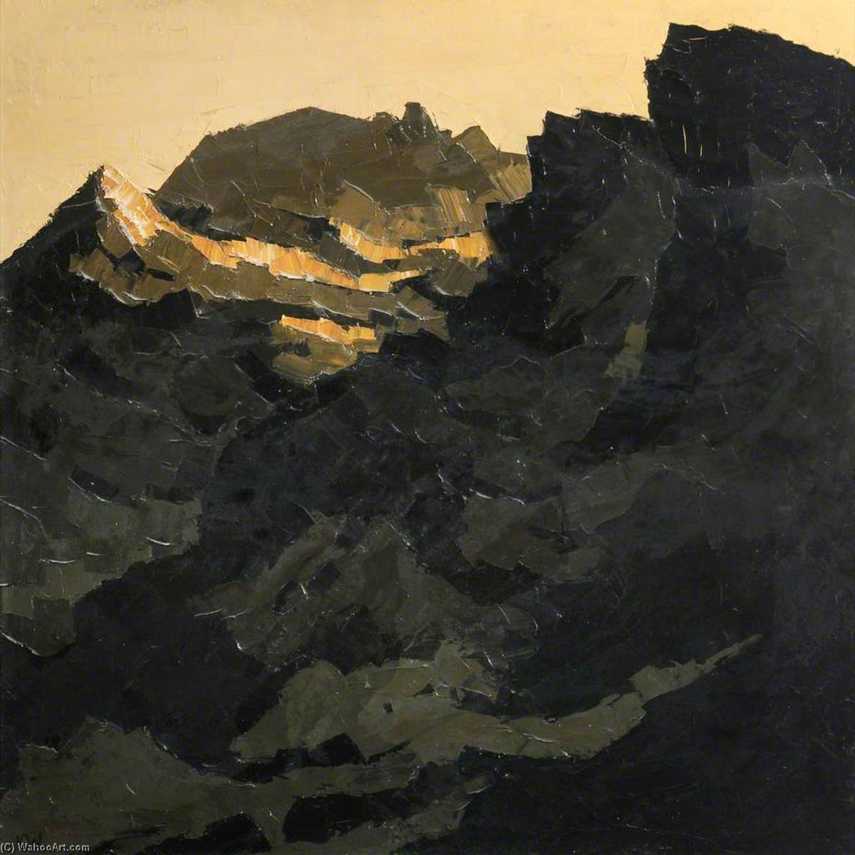 Crib Goch by John Kyffin Williams (1918-2006, United Kingdom) John ...