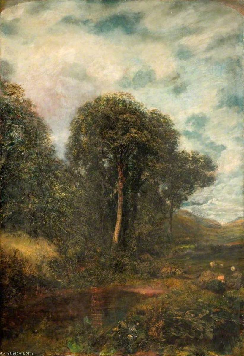 Artwork Replica The Silver Spring by Henry Mark Anthony (1817-1886 ...