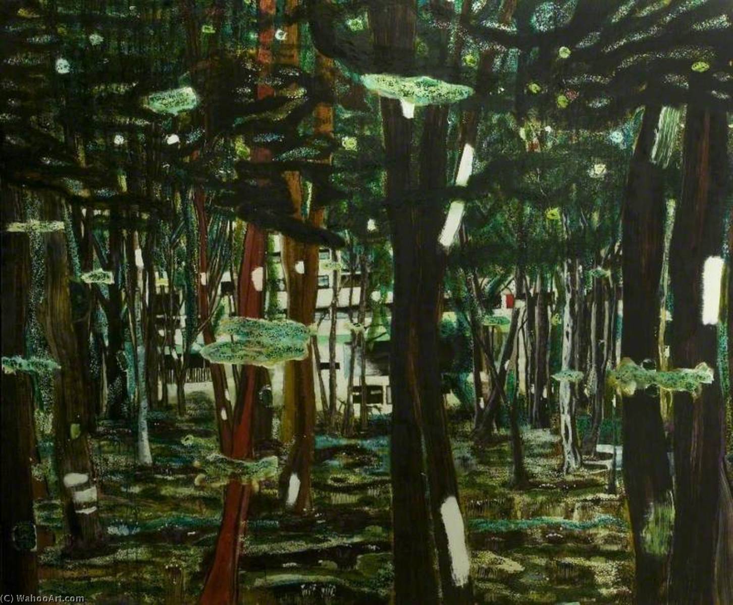 混凝土库, 1992 通过 Peter Doig Peter Doig | ArtsDot.com