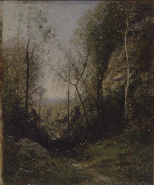 Purchase Oil Painting Replica Chemin en montagne by Jean Alexis Achard ...