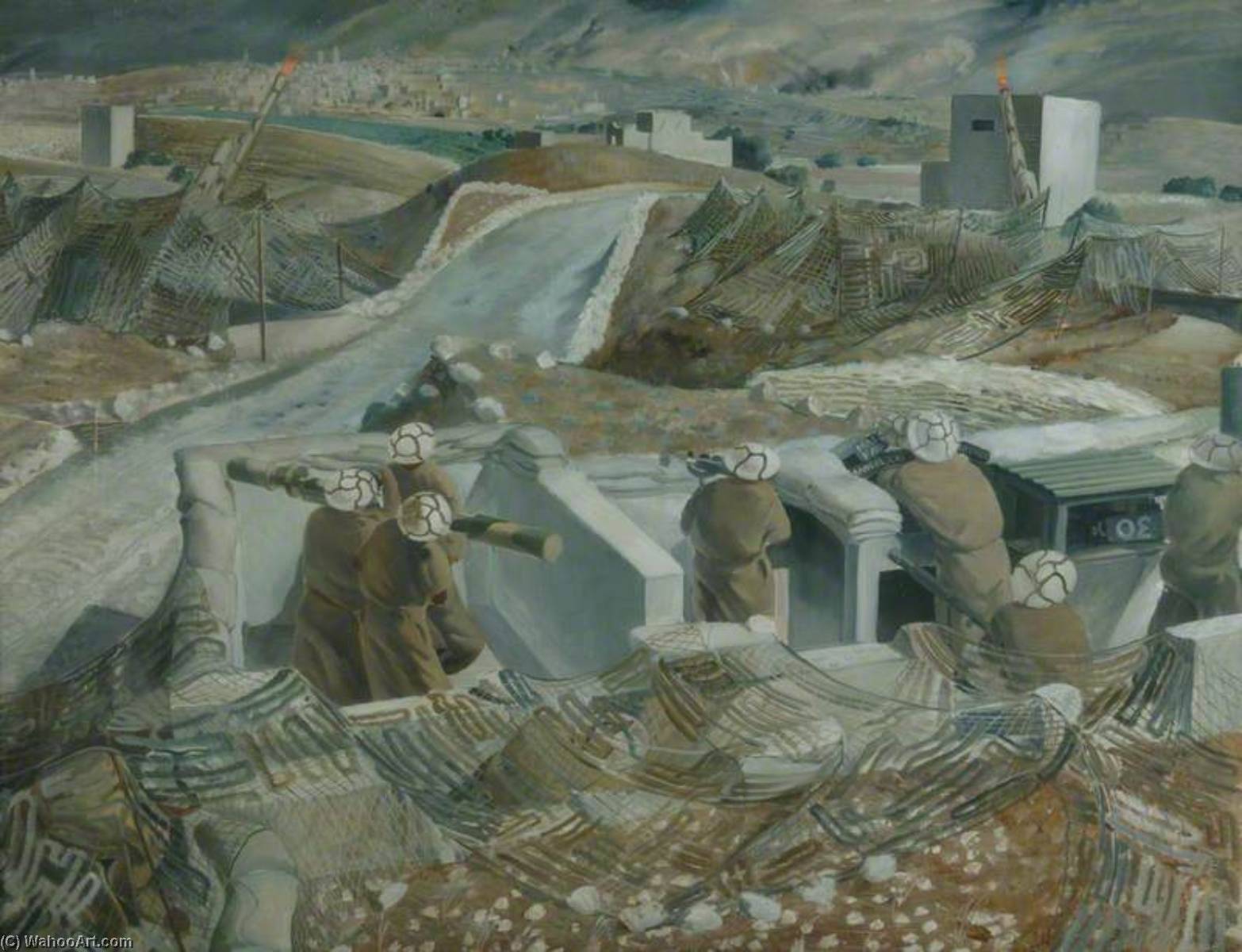 Get Paintings Reproductions 10 Heavy Ack Ack, Zeebug, Malta, 1944 by ...