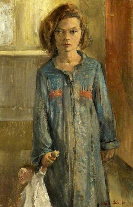 Get Paintings Reproductions Mary (Young Girl with a Doll), 1946 by ...