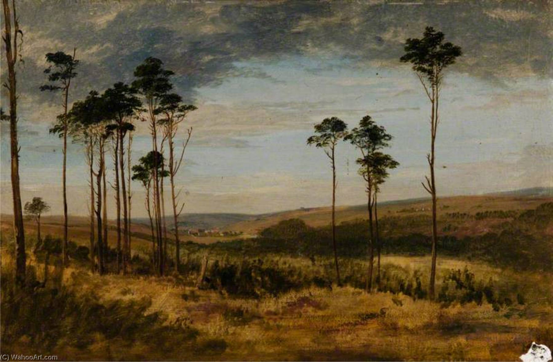 Order Artwork Replica Deer Forest, 1845 by James Giles (1801-1870 ...
