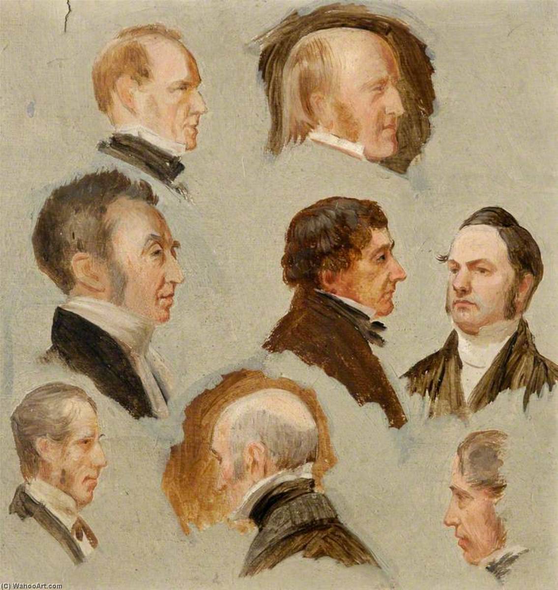 Get Paintings Reproductions Heads of Aberdeen Personalities by James ...