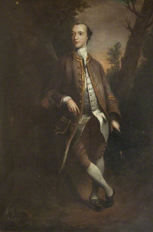 Oil Painting Replica Portrait of a Man by Arthur William Devis (1712-1787, United Kingdom ...