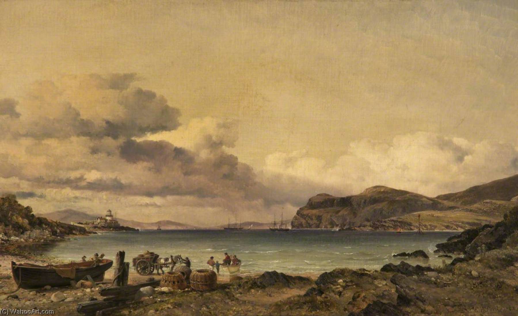 Get Art Reproductions Valentia Bay, Ireland, 1860 by Edward William ...