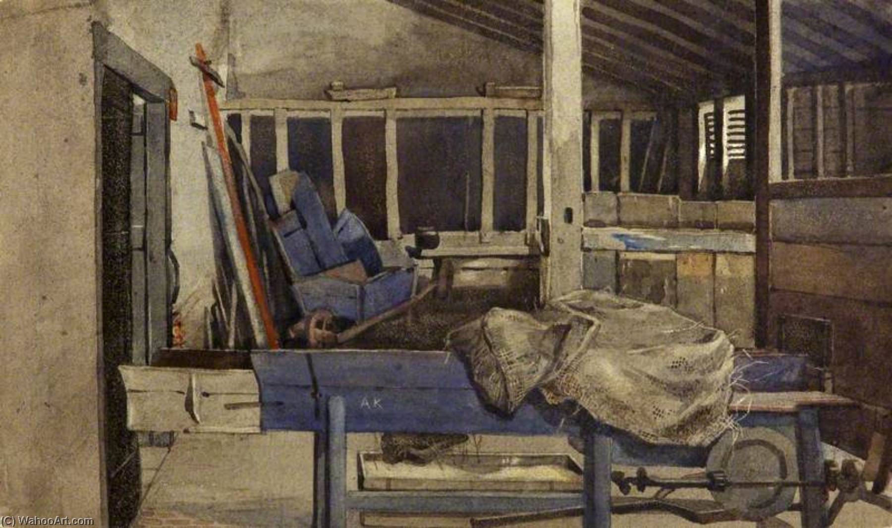 Reproductions D'art Cow Shed, Yoxford, 1912 de Charles Paget Wade ...