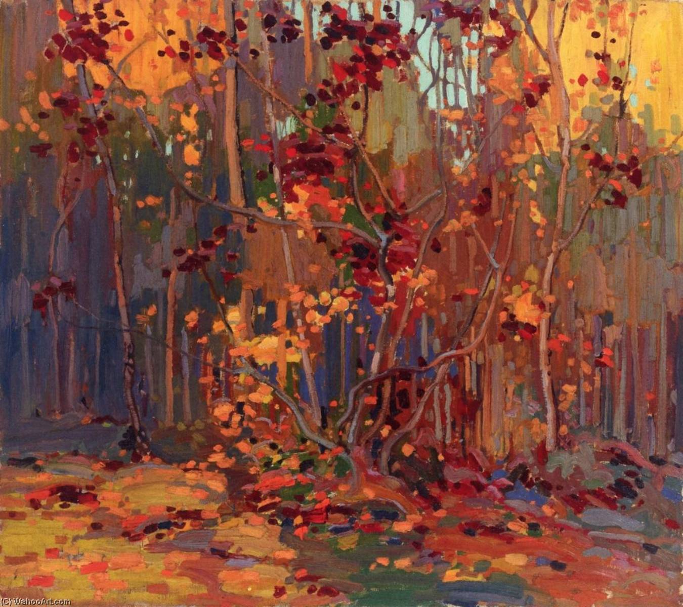 Compre Museu De Reproduções De Arte Maple Saplings, Outubro, 1917 por ...