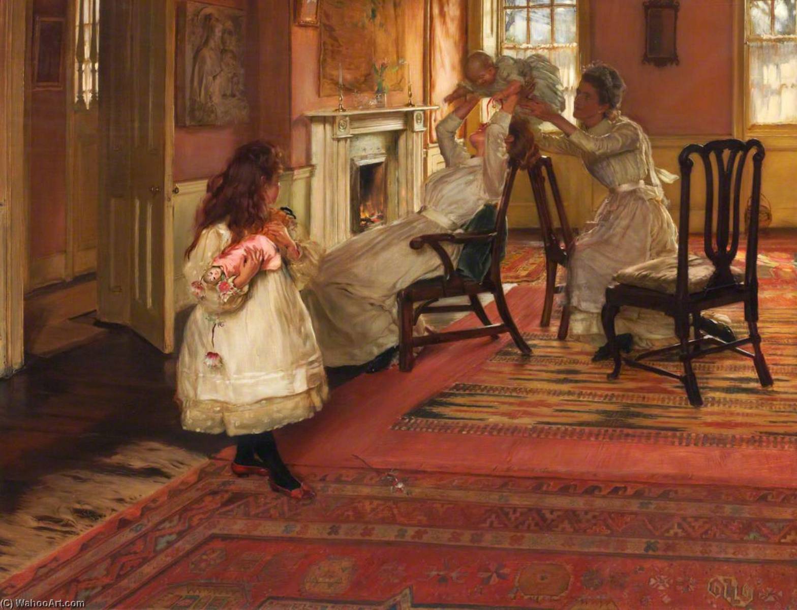 Get Paintings Reproductions Maternal Instinct, 1892 by John Henry ...