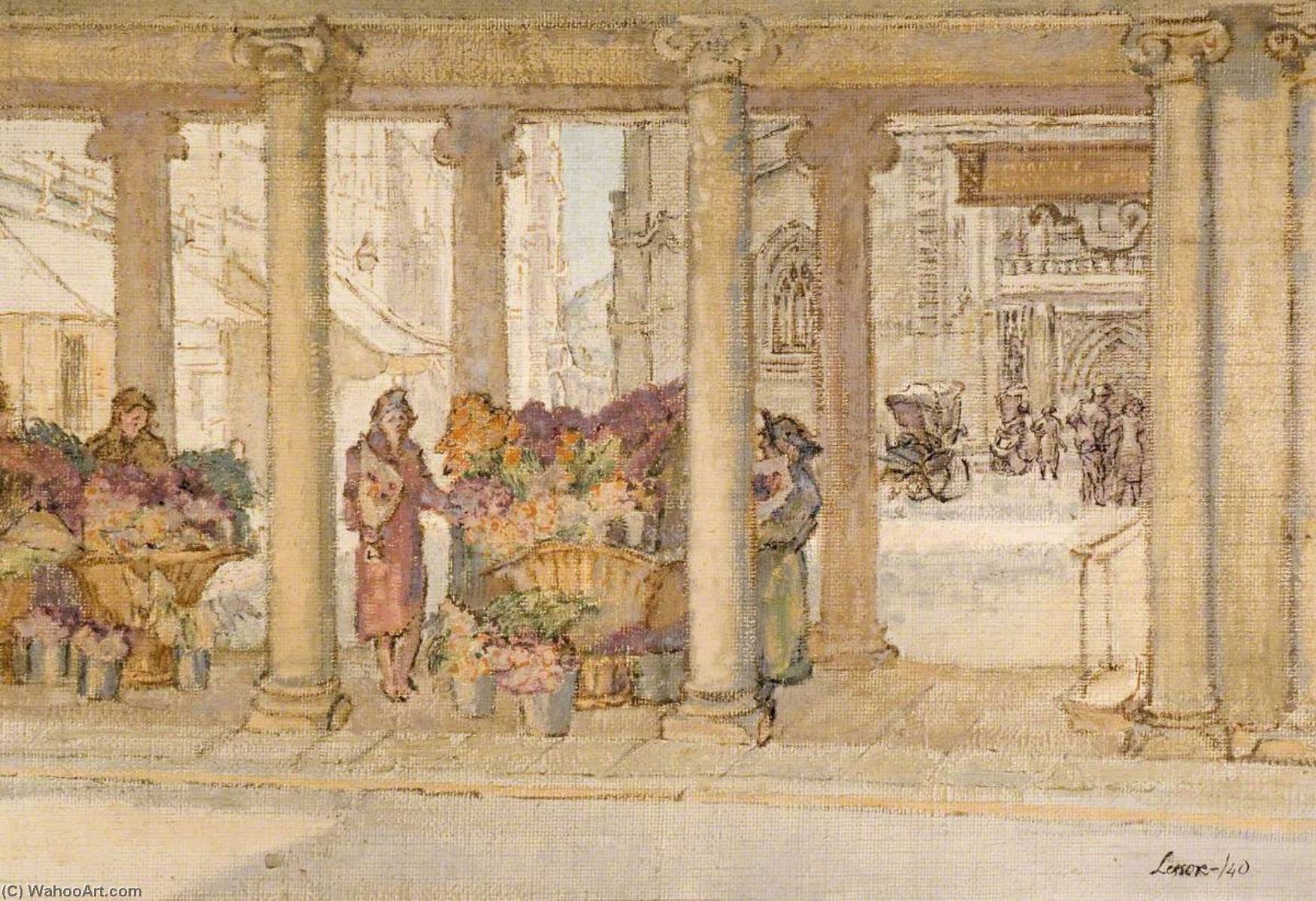 Purchase Oil Painting Replica The Pump Room, Bath, 1940 by Thérèse ...