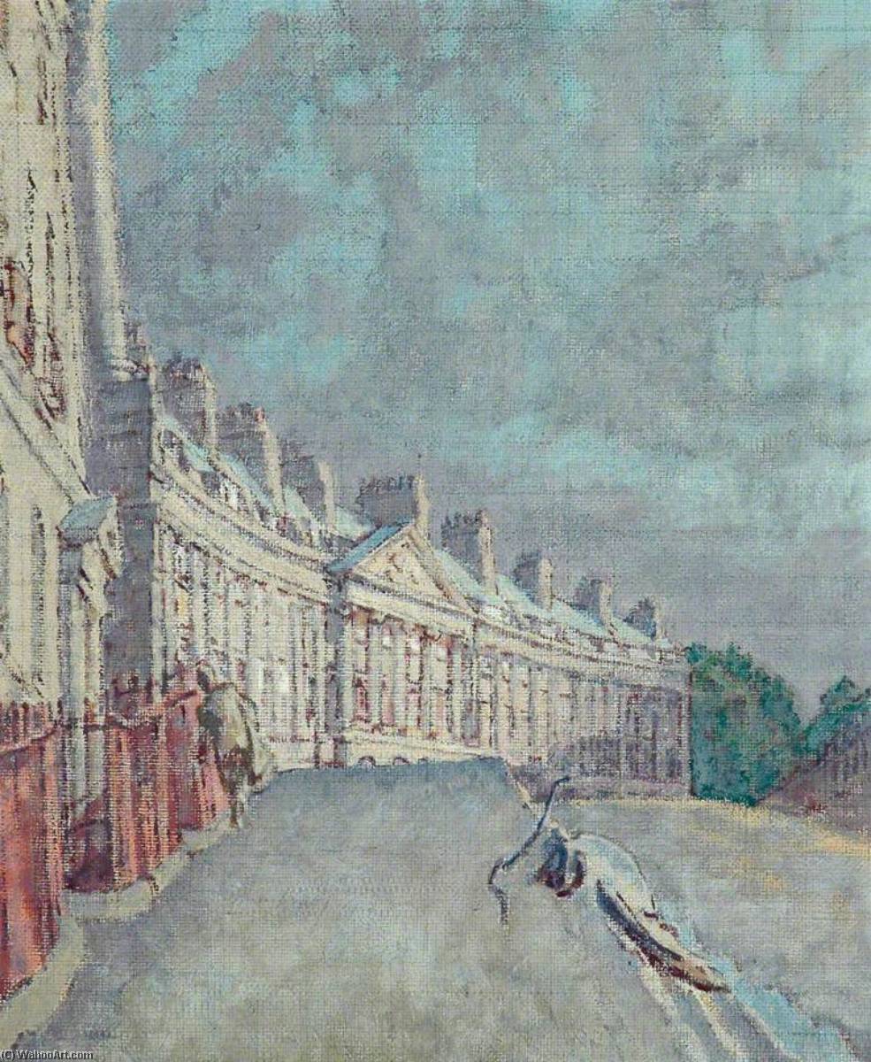Buy Museum Art Reproductions The Crescent, Bath by Thérèse Lessore ...