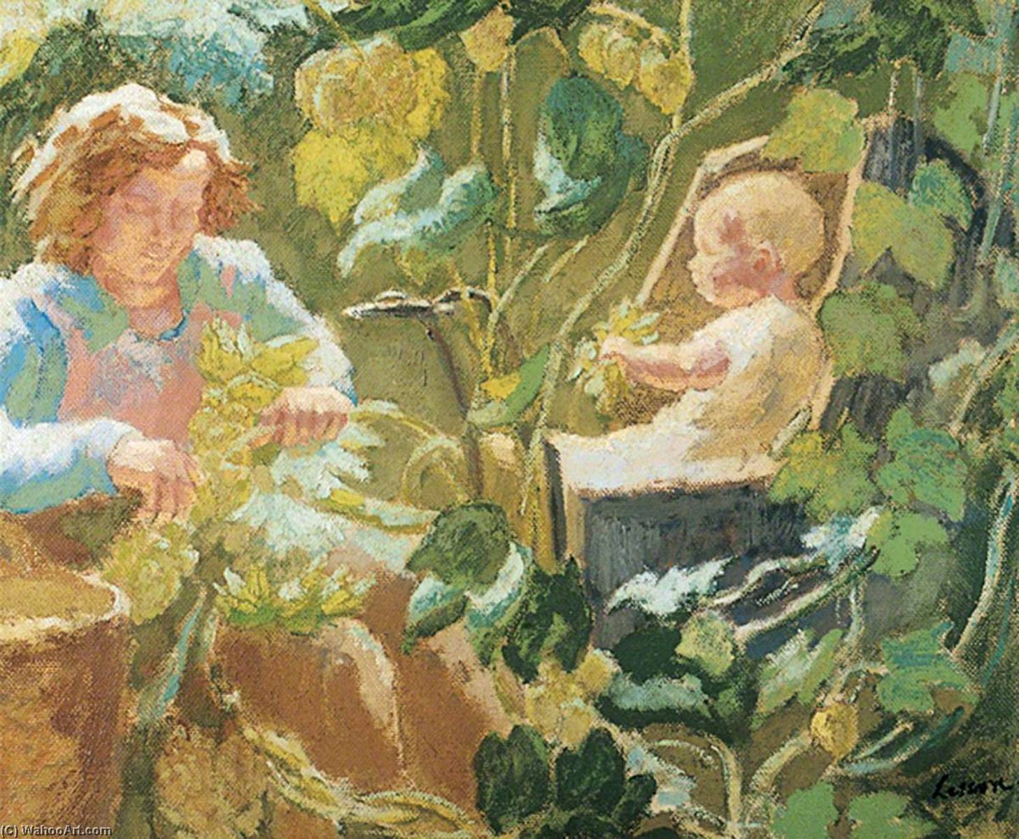 Get Art Reproductions Hop Pickers by Thérèse Lessore (1884-1945 ...
