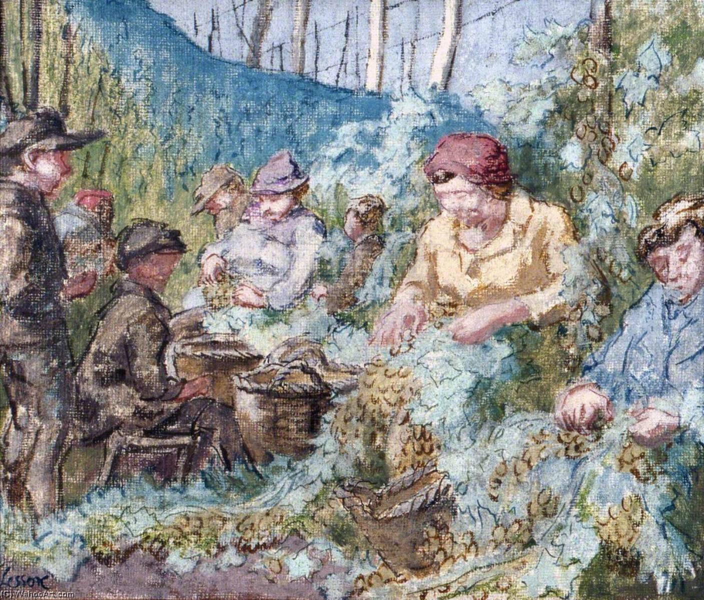 手工油畫 The New Cap 通过 Thérèse Lessore (1884-1945) | ArtsDot.com