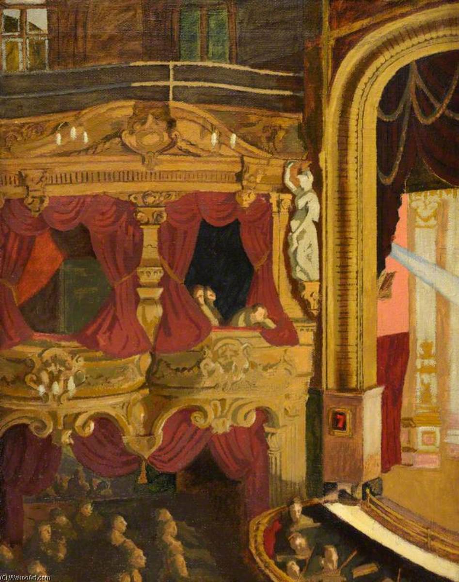 顺序 藝術再現 尤斯通品种剧院 通过 Thérèse Lessore (1884-1945) | ArtsDot.com