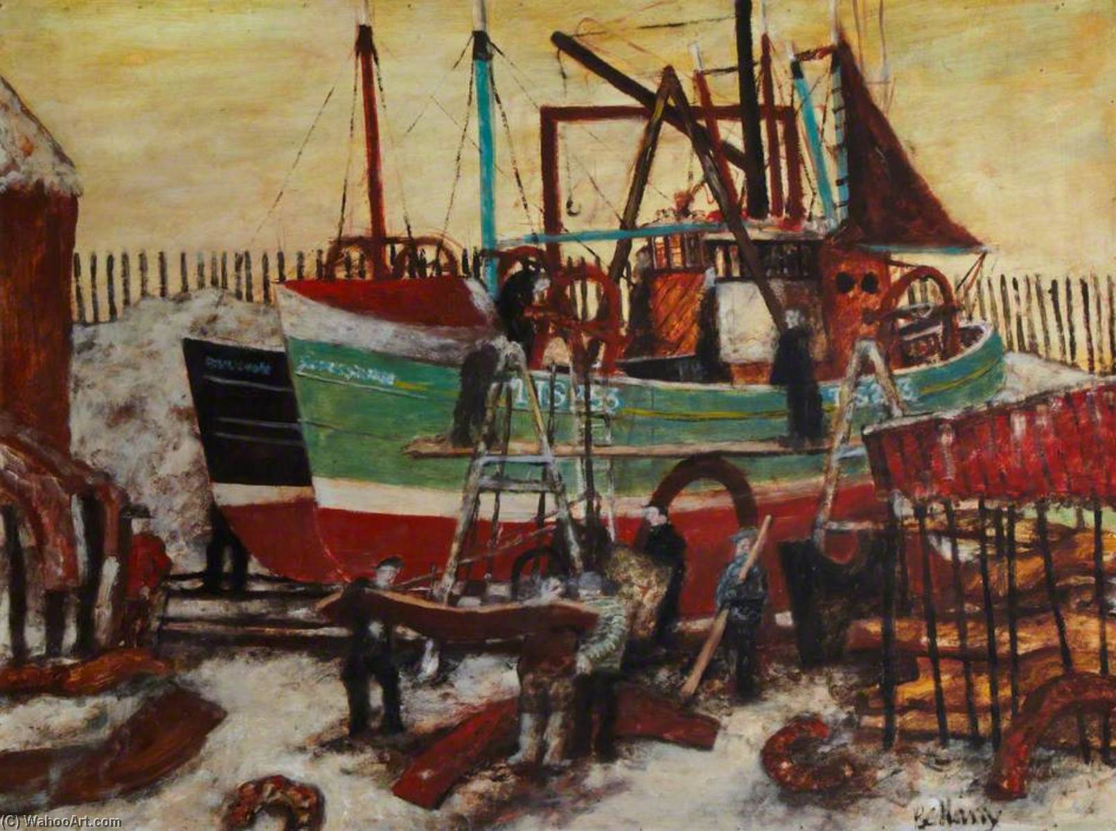 Fishing Boat by John Bellany (1942-2013) John Bellany | ArtsDot.com