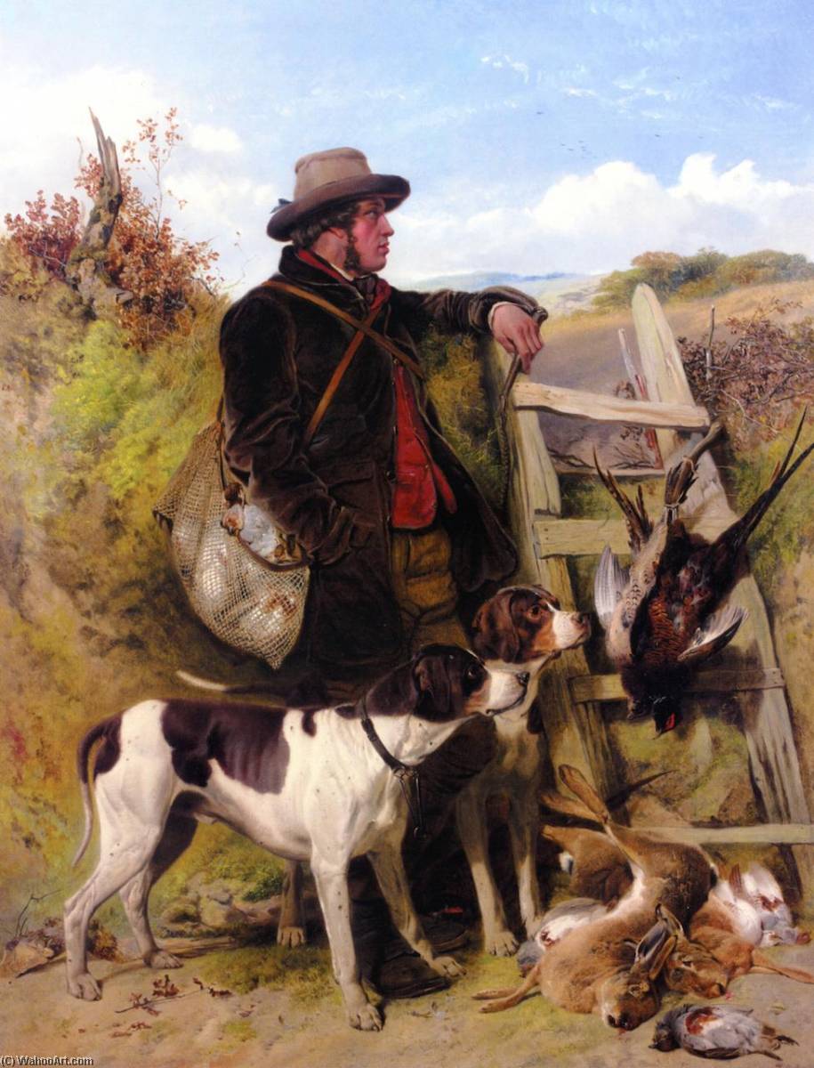 Buy Museum Art Reproductions The English Gamekeeper, 1855 by Richard ...