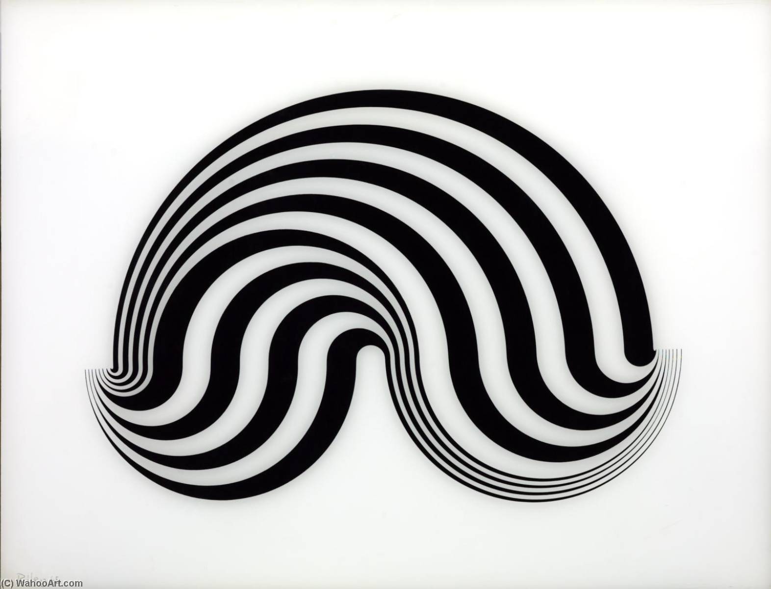 Untitled, 1965 by Bridget Riley Bridget Riley | ArtsDot.com