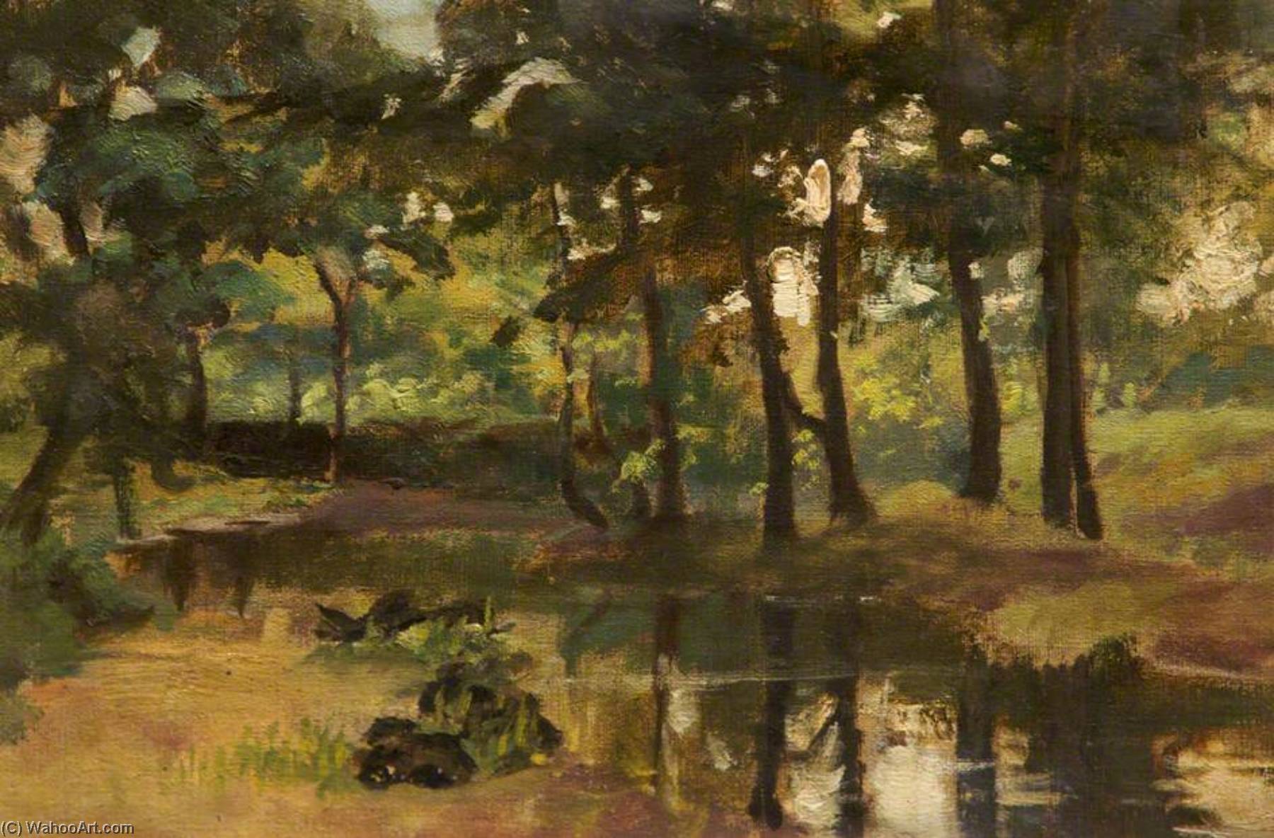 Woodland Pool by James Purdy (1914-2009) James Purdy | ArtsDot.com